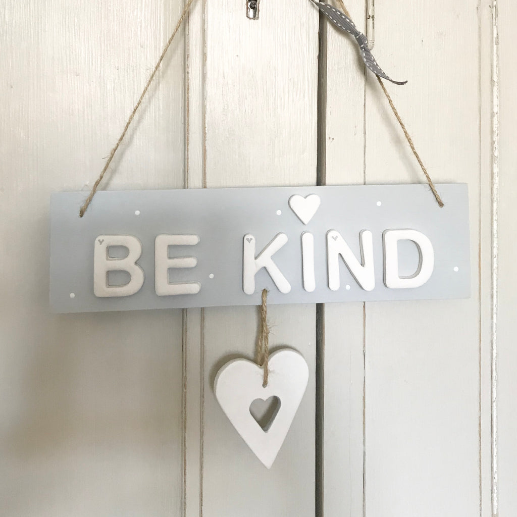 Be Kind Sign Door Plaque – The Little Sign Company