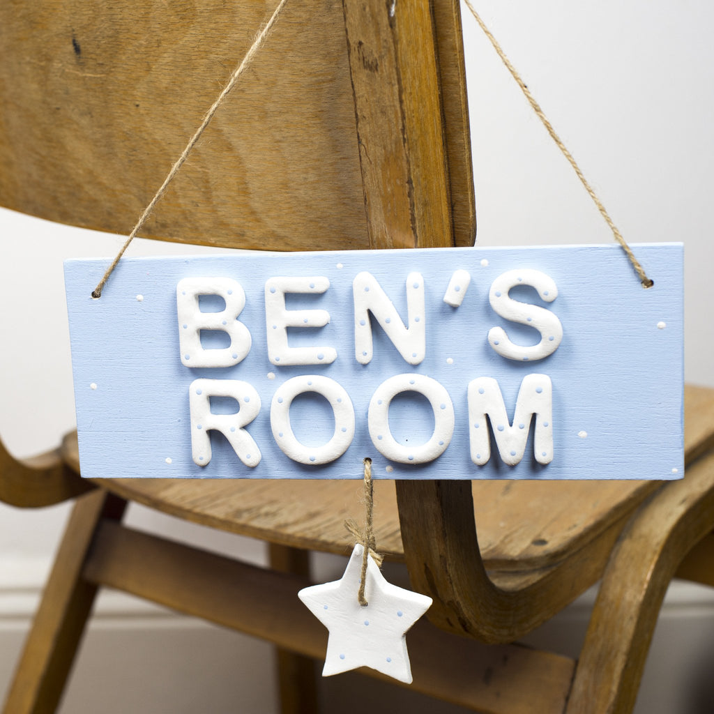 Personalised Star Room Sign – The Little Sign Company